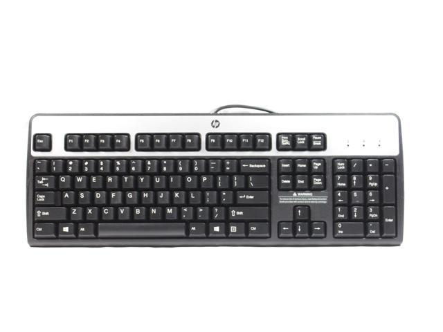 Click here for HP SK-2885 USB Wired Black & Silver Desktop Keyboa... prices