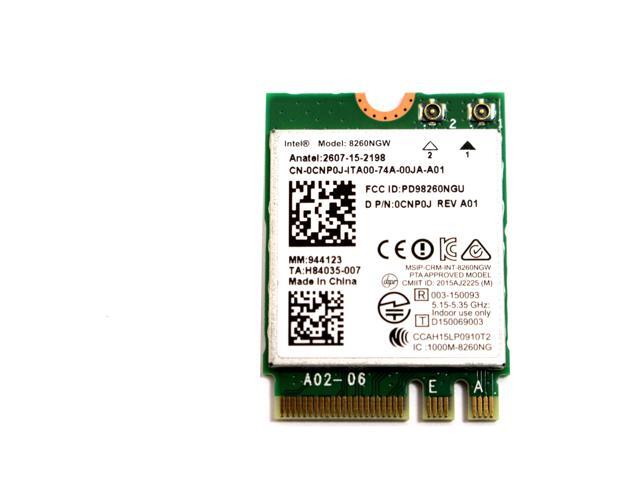 Click here for New Dell CNP0J Wireless Card AC-8260 8260NGW Dual... prices