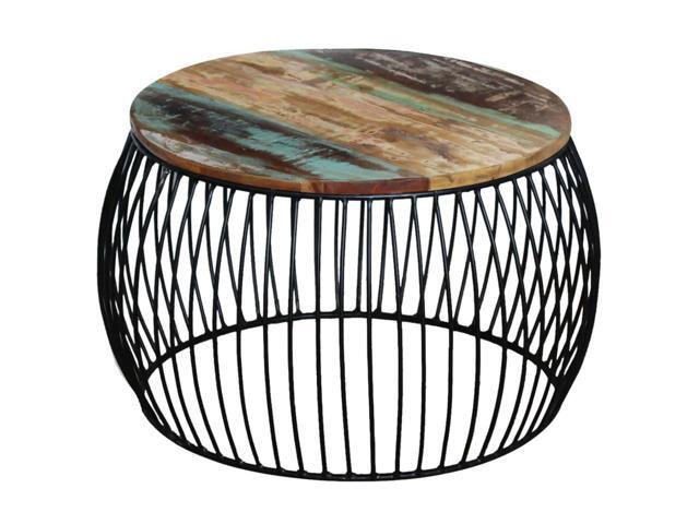 Click here for vidaXL Coffee Table Vintage Round End Table Side T... prices