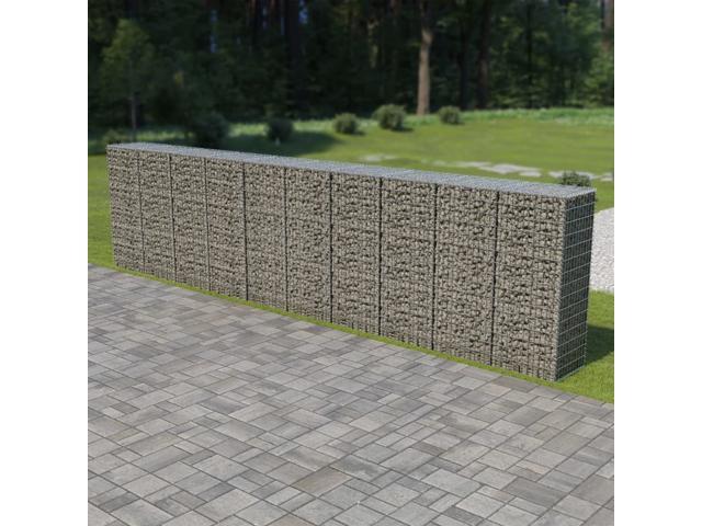 Click here for vidaXL Gabion Basket with Lids  236.2x19.7x59.1 In... prices