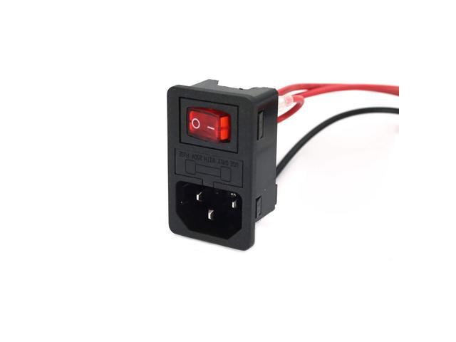 Click here for DEVMO 2pcs 10A 250V Rocker Switch Power Socket Inl... prices