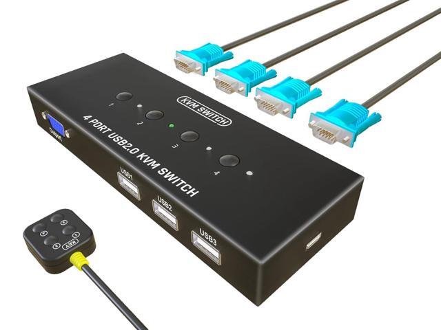 Click here for KVM Switch VGA 4 Port - VGA KVM Switch for 4 Compu... prices