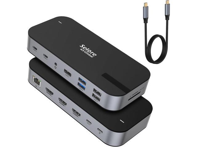 Click here for Selore USB C Dock 3 HDMI  3 HDMI Docking Station D... prices