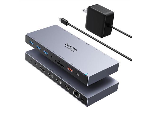 Click here for Dual HDMI Docking Station 3 Monitor USB C Laptop D... prices