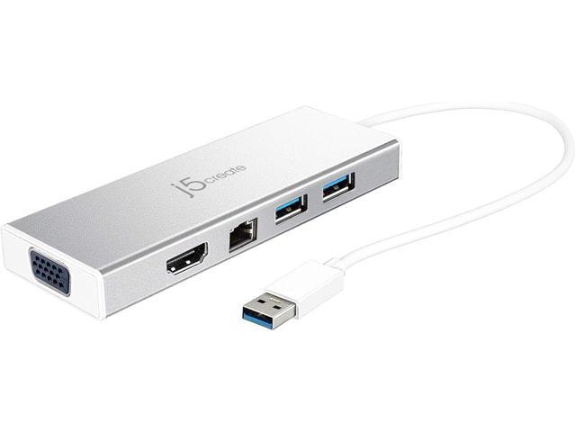Click here for j5create USB 3.0 Hub with HDMI  VGA  RJ45 Gigabit... prices