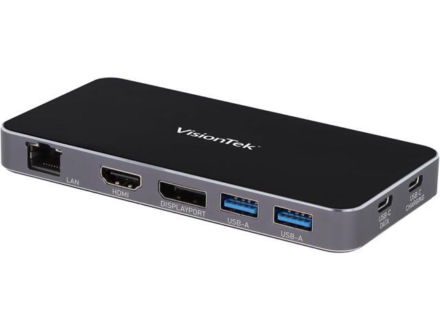 Click here for VisionTek VT350 Portable USB-C Dual Monitor Hub -... prices