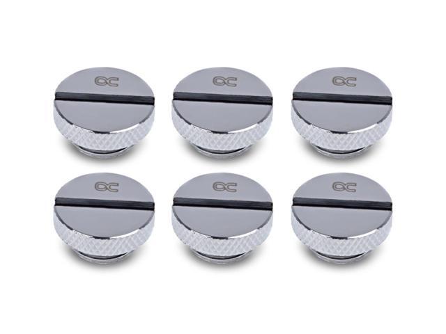 Click here for Alphacool Eiszapfen Stop Plug G1/4 - Chrome - 6 Pa... prices