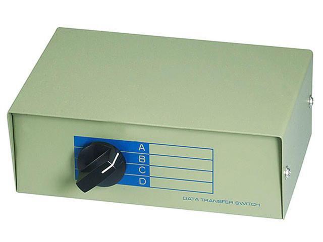 Click here for Monoprice 4x1 DB25 Female Manual Data Switch Box prices