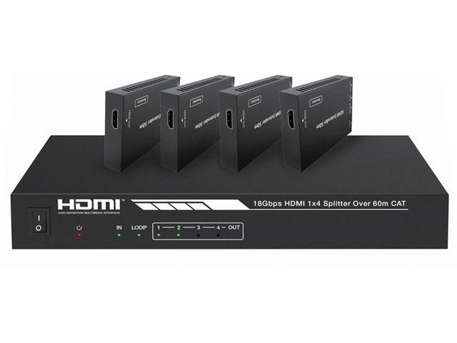Click here for Open Box - Monoprice Blackbird 4K HDMI 2.0 1x4 Spl... prices