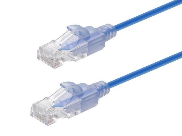 Click here for MONOPRICE CAT6A 7FT BLUE PATCH CABLE_ UTP_ 30AWG_... prices