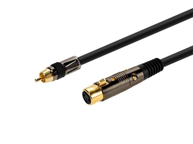 Click here for Monoprice 3ft Premier Series XLR Female to RCA Mal... prices