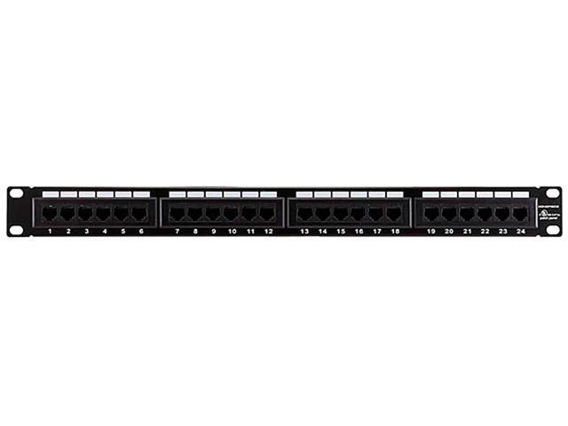 Click here for Monoprice 24-port Cat5e Patch Panel  110 Type (568... prices