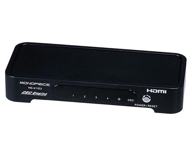 Click here for Monoprice Blackbird 4x1 HDMI 1.4 Switch CEC HDCP 1... prices