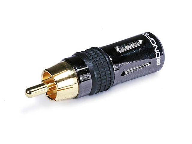 Click here for Monoprice Gold Plated RCA Plug Metal Connector Bod... prices