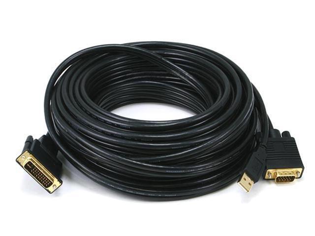Click here for Monoprice 50ft 28AWG VGA & USB (A Type) to M1-D (P... prices