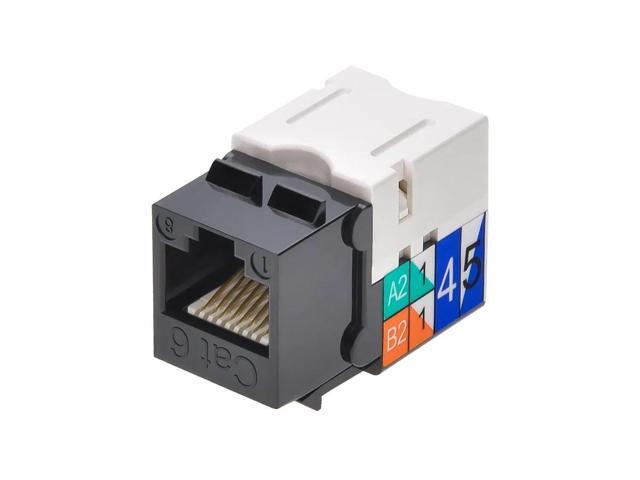 Click here for Monoprice Cat5e Punch Down Keystone Jack - Orange prices