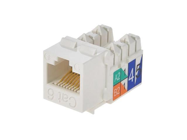 Click here for Monoprice Cat6 Punch Down Keystone Jack - White prices