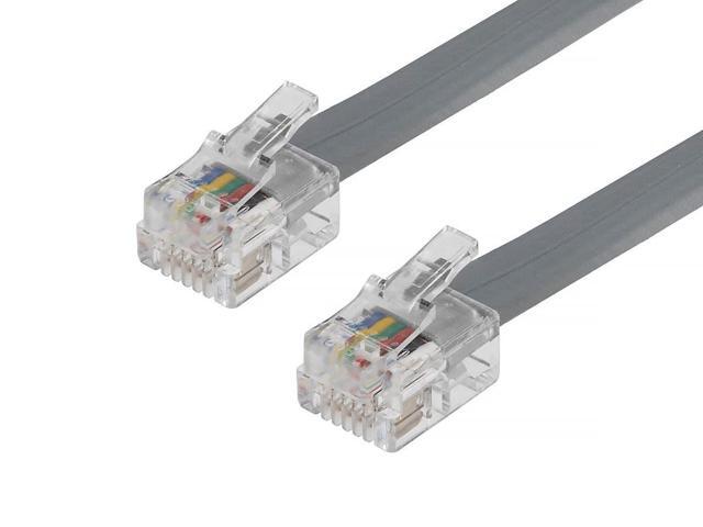 Click here for Monoprice Landline Telephone Cable - 25 Feet - RJ1... prices