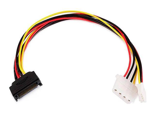 Click here for MonoPrice 7642 12inch SATA 15pin Male to 4pin Mole... prices