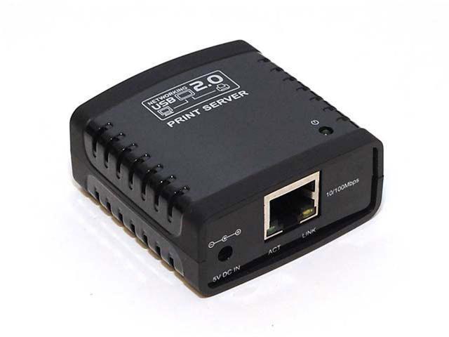 Click here for Monoprice Networking USB 2.0 Print Server - Black prices