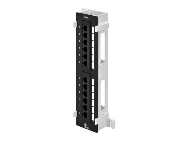 Click here for Monoprice 12-port Vertical Cat6 Mini Patch Panel W... prices
