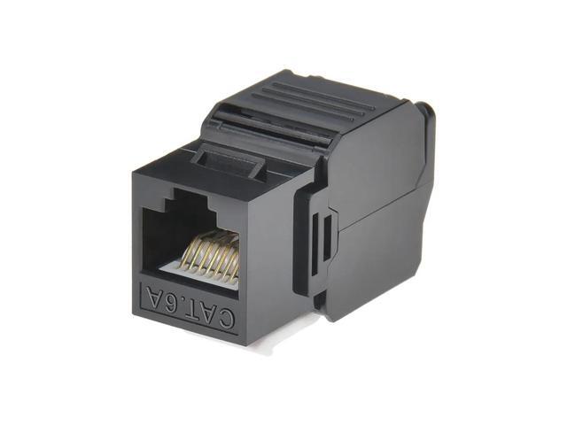 Click here for Monoprice Cat6A RJ45 Toolless 180-Degree Keystone... prices