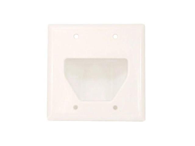 Click here for Monoprice 2-Gang Recessed Low Voltage Cable Wall P... prices