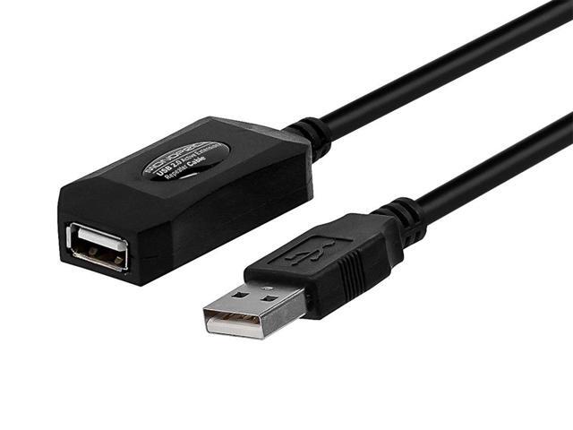 Click here for Monoprice USB 2.0 Extension Cable - 16 Feet - Blac... prices
