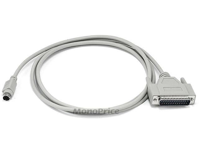 Click here for Monoprice 6ft MDIN8 Male to DB25 Male Mac+/Imagewr... prices
