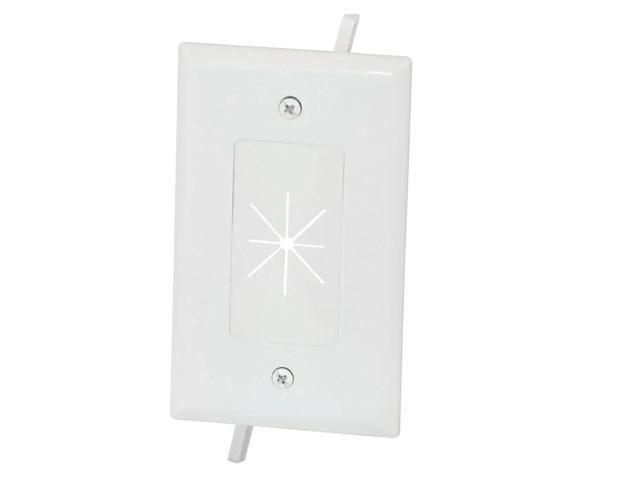 Click here for Monoprice Cable Plate with Flexible Opening  1-Gan... prices