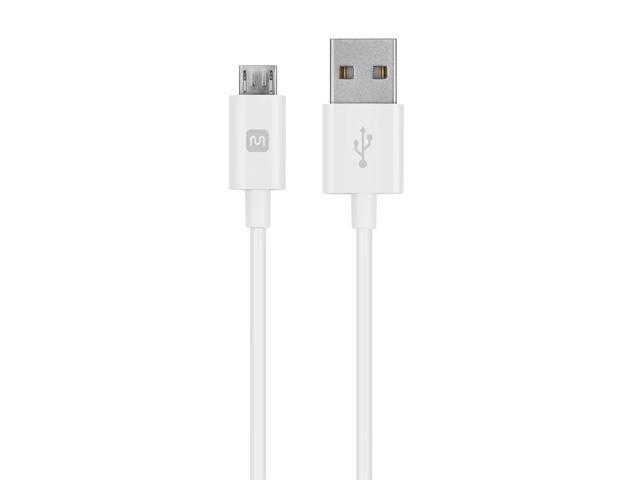 Click here for Monoprice USB-A to Micro B Cable - 6 Feet - White... prices