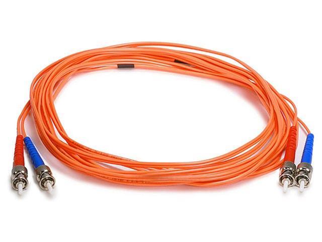 Click here for Monoprice Fiber Optic Cable - 5 Meter - Orange ST/... prices