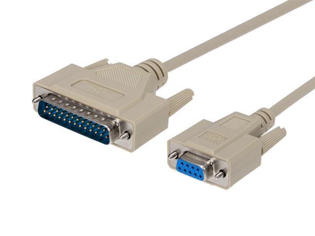 Click here for Monoprice Molded Modem Cable - 6 Feet  DB9 Female... prices