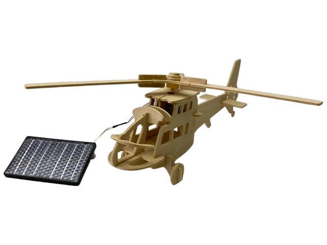 Click here for Solar Powered Wooden Helicopter Model with Motor E... prices