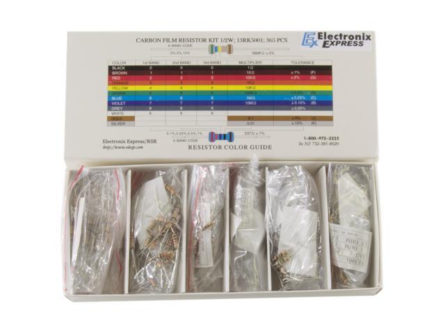 Click here for 365 Piece Resistor Kit 1/2 Watt in Compartmentaliz... prices