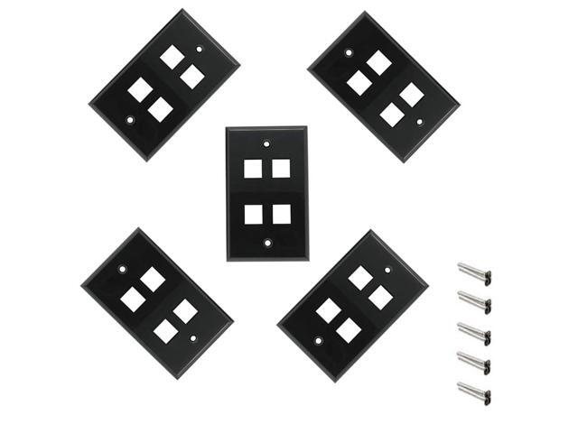 Click here for iMBAPrice 4 Port Keystone Jack Wall Plate 1-Gang -... prices