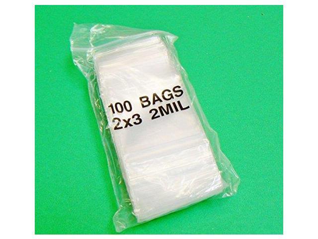 Click here for PREMIUM High Quality 2X  100 CLEAR Reclosable Zipp... prices
