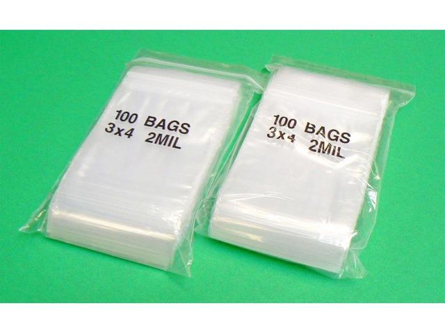 Click here for 200 Clear Reclosable Zipper Bag (3 x 4) - 2 Mil Th... prices