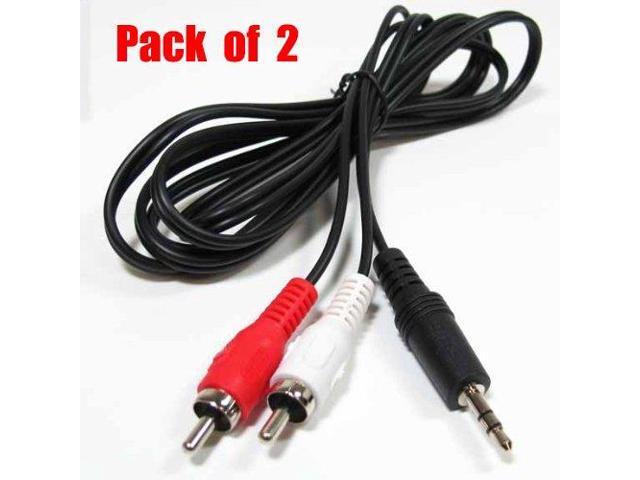 Click here for (Pack of 2) 12 feet 3.5mm Stereo Male to Two RCA M... prices