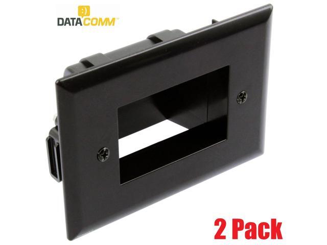 Click here for DataComm DC450008-BK-2PK 1-Gang (2 PACK) Recessed... prices