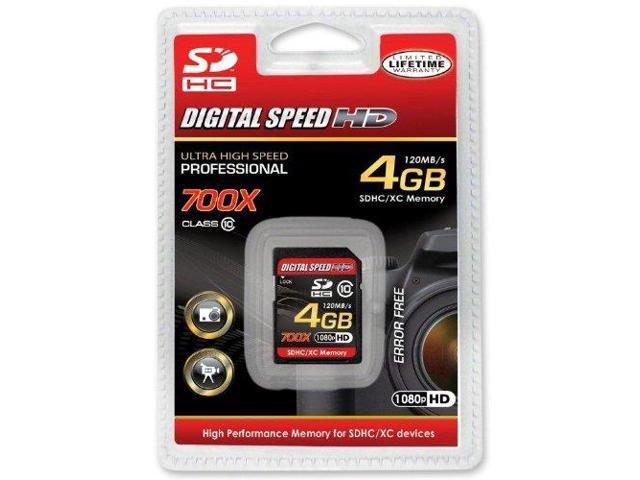 Click here for Digital Speed Professional 4 GB SDHC prices