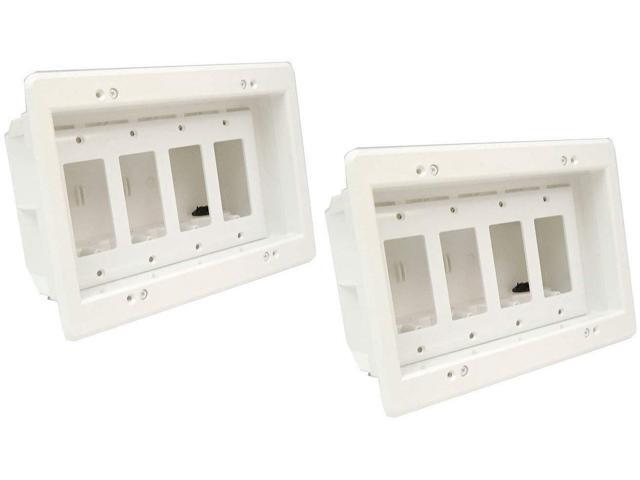 Click here for iMBAPrice DVFR4W-2 (4-Gang) Recessed Electrical Ou... prices