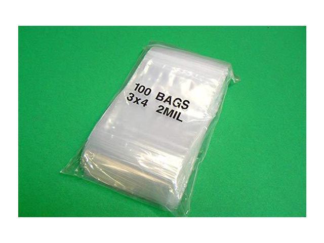 Click here for 100 CLEAR Reclosable Zipper Bag (3 x 4) - 2 Mil Th... prices