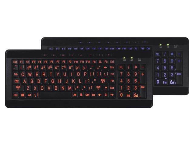 Click here for iMBAPrice Large Font Print USB LED Backlit Keyboar... prices