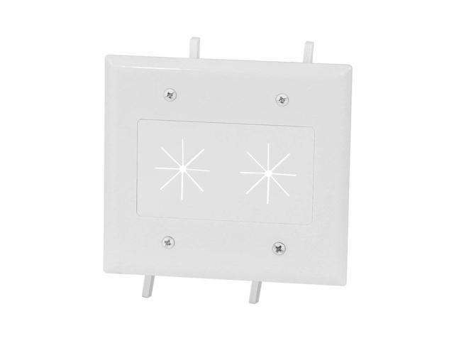 Click here for DataComm Electronics 45-0015-WH Cable Plate with F... prices