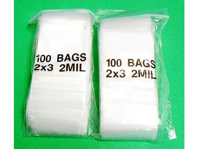 Click here for 200 Clear Reclosable Zipper Bag (2 x 3) - 2 Mil Th... prices