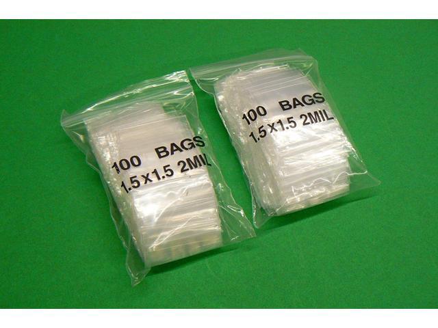 Click here for 200 Clear Reclosable Zipper Bag (1.5 x 1.5) - 2 Mi... prices