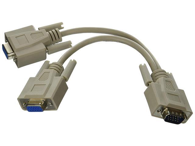 Click here for VGA Y Cable  Low Resolution  HD15 Male to 2 x HD15... prices