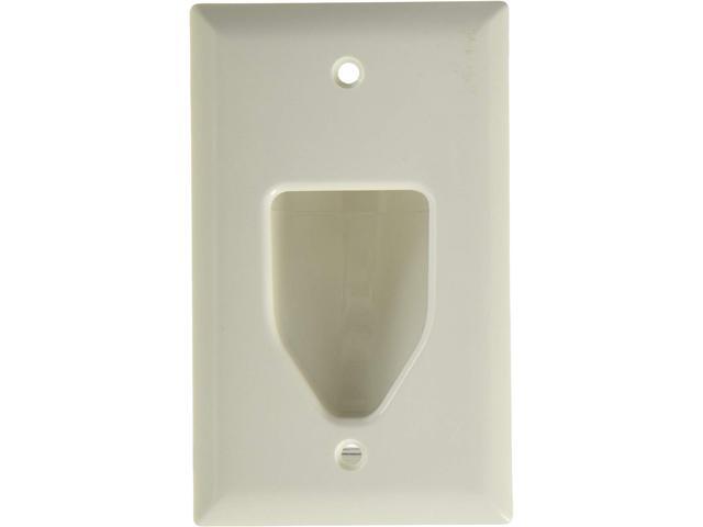 Click here for Datacomm 450001WH-2 1 Gang Recessed Low Voltage Pl... prices