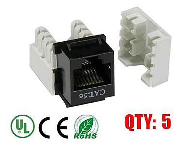 Click here for iMBAPrice Black Cat5e RJ45 Punch Down Keystone Jac... prices